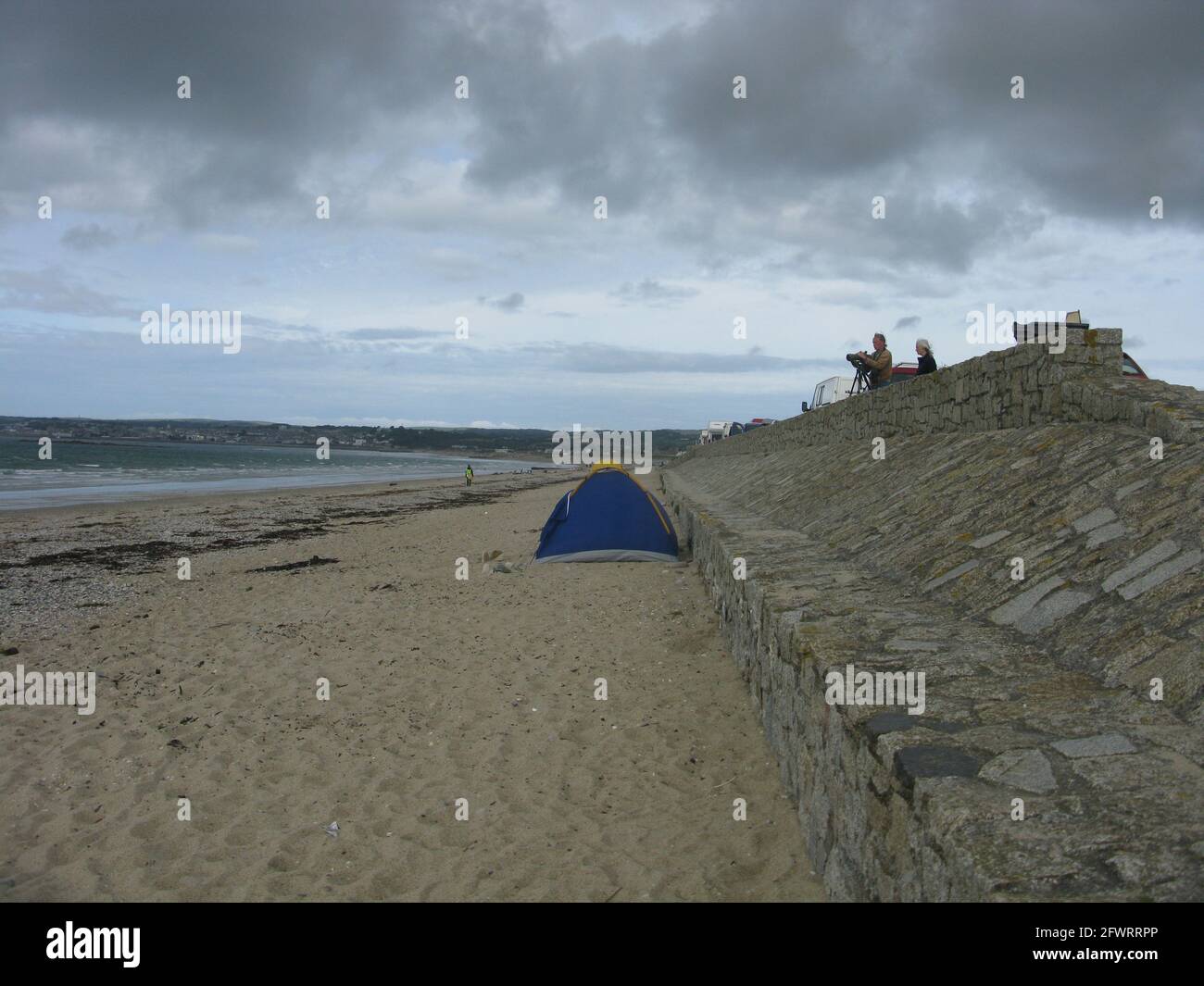 Penzance homeless tent. South west coast path. South Cornwall. West ...