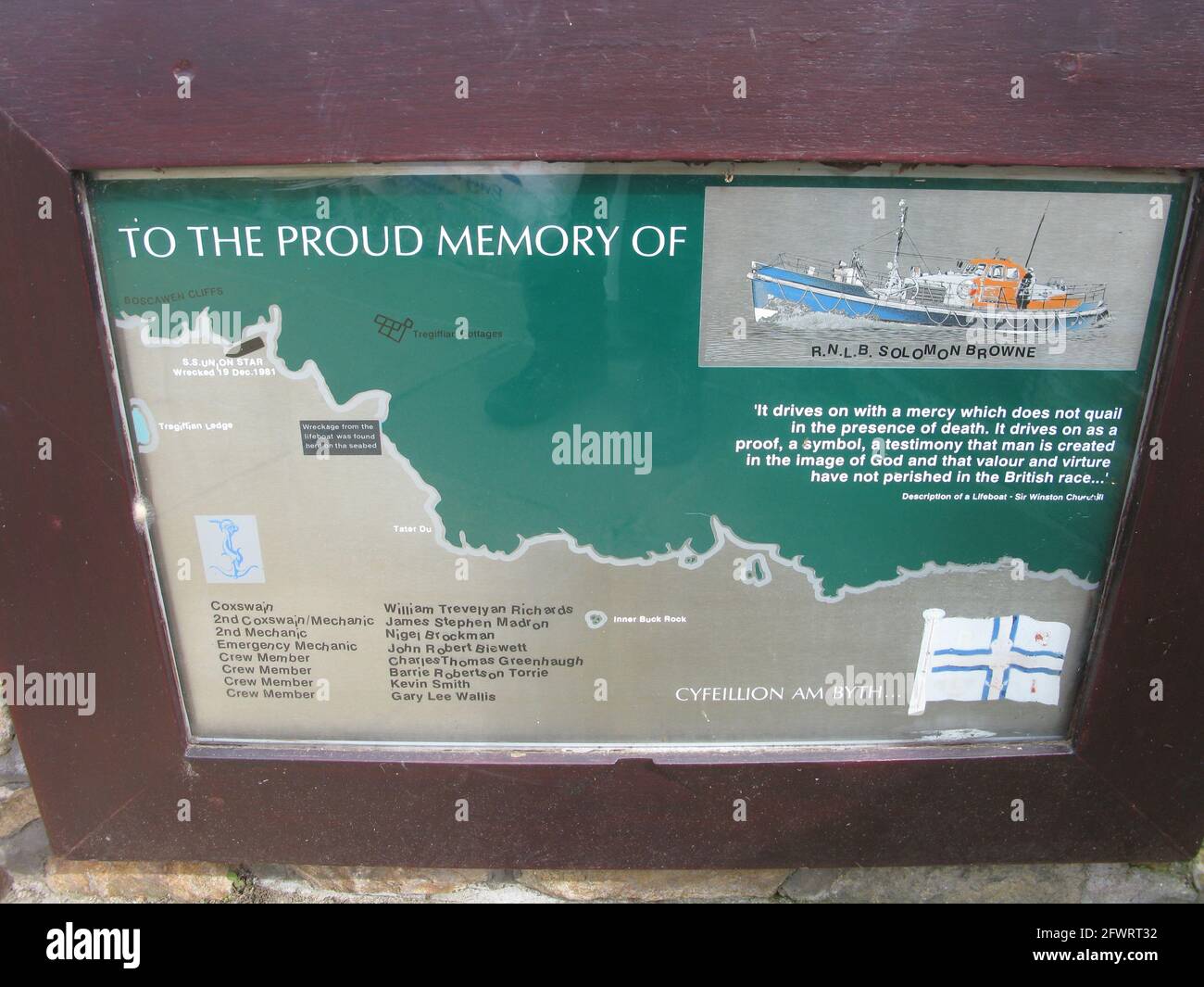 Mousehole penlee lifeboat station. South west coast path. South ...
