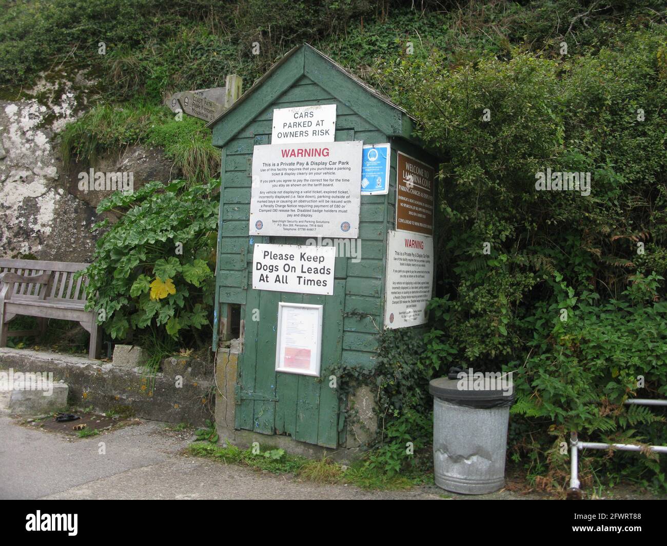 South west coast path. South Cornwall. West country. England. UK Stock ...