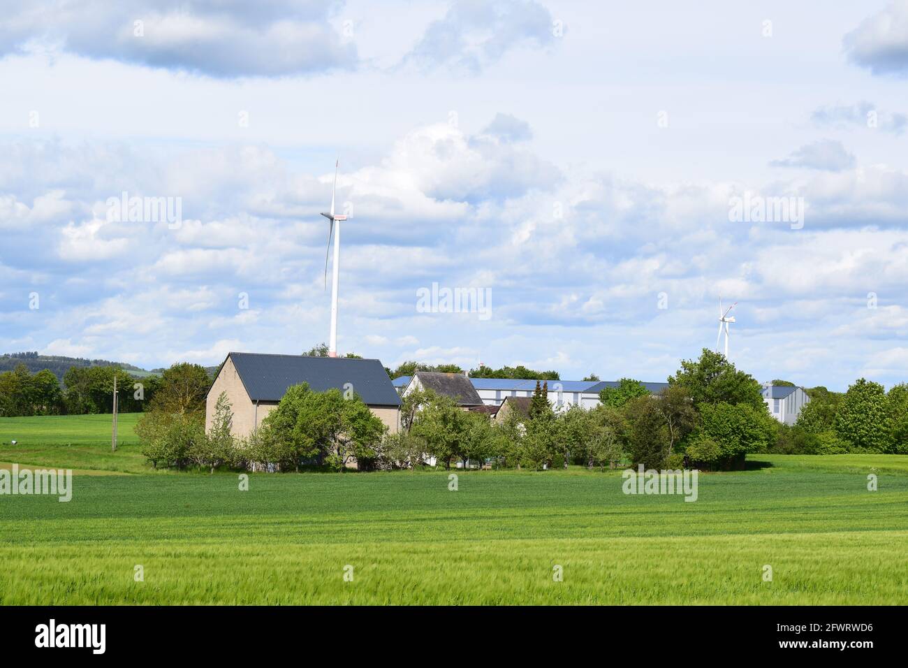 small village Kehrig in spring Stock Photo - Alamy