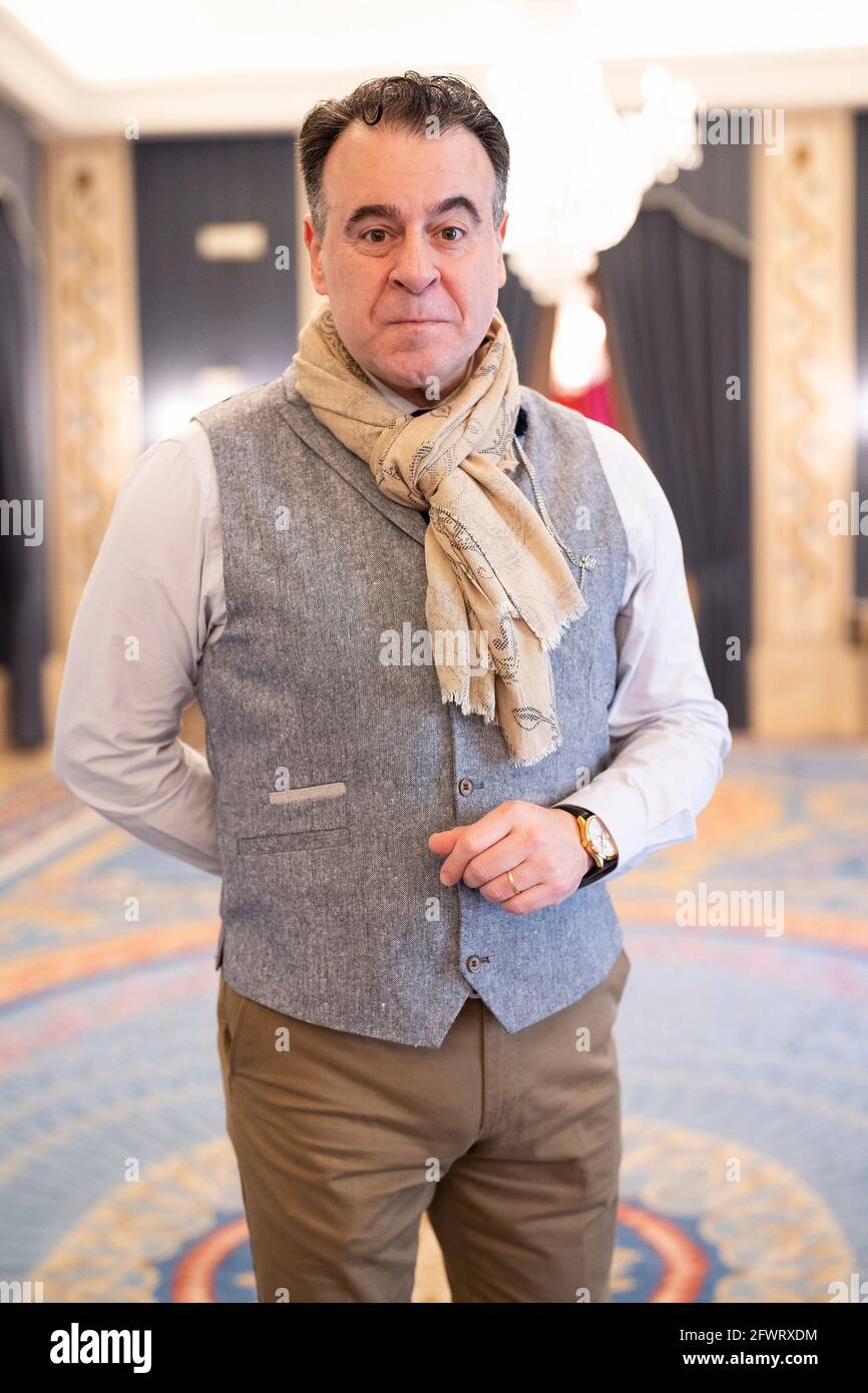 Madrid, Spain. 24th May, 2021. Singer Carlos Alvarez during the ...