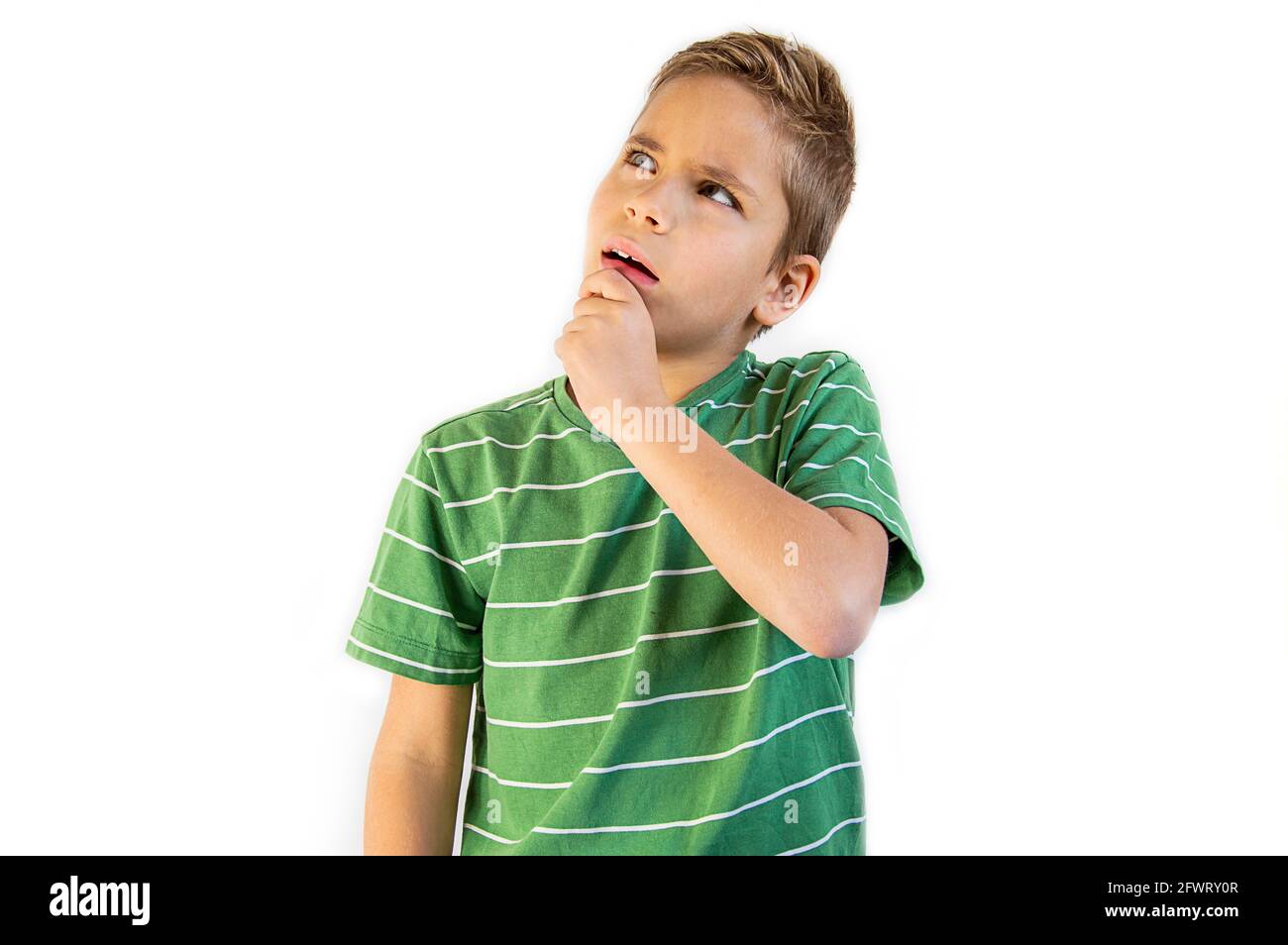 Boy looks up hi-res stock photography and images - Alamy