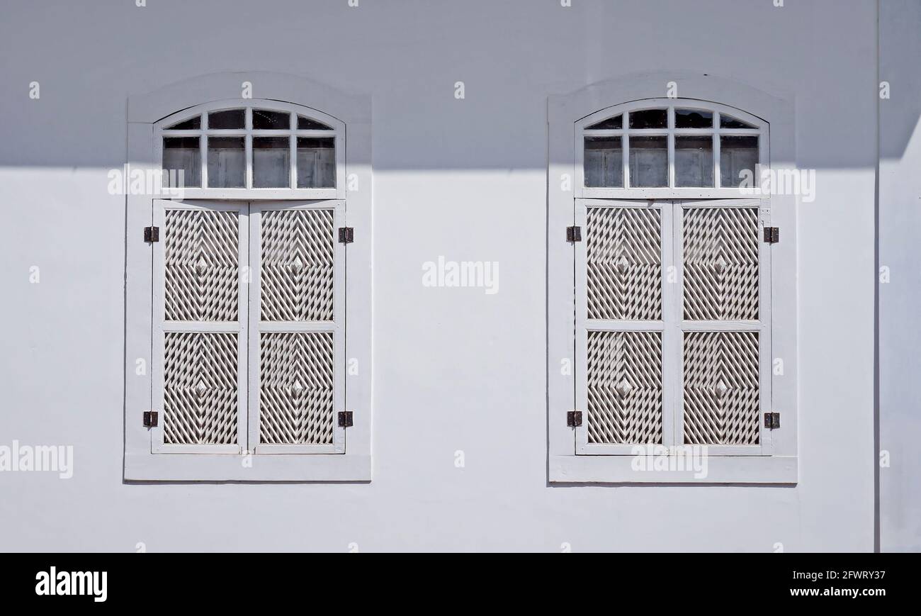 Ancient colonial windows in Serro, Minas Gerais, Brazil Stock Photo - Alamy