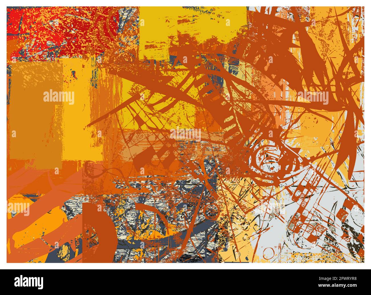 Original abstract vectorial composition - vector illustration Stock ...