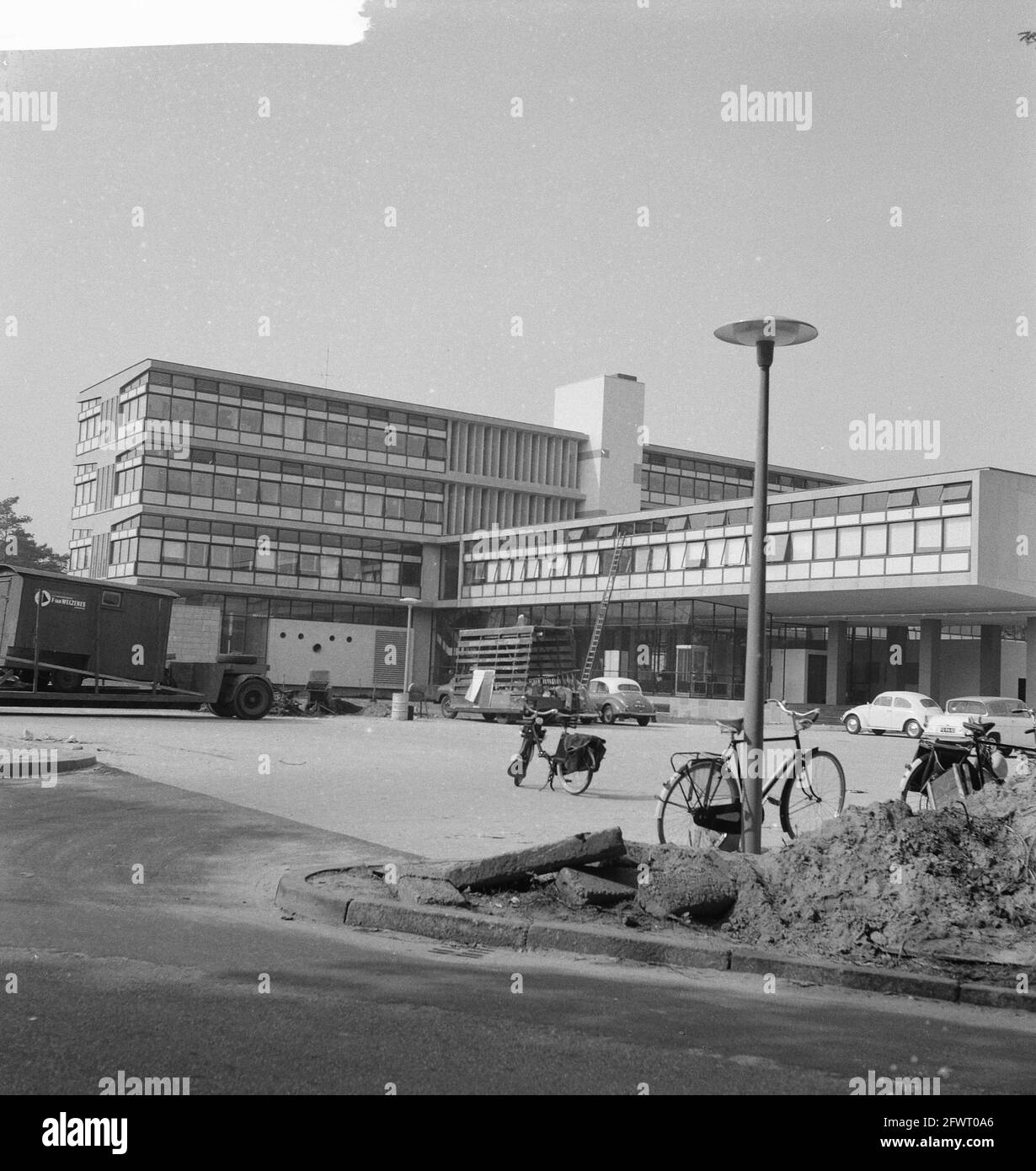 New building for world broadcasting in Hilversum in 1961 Stock Photo ...