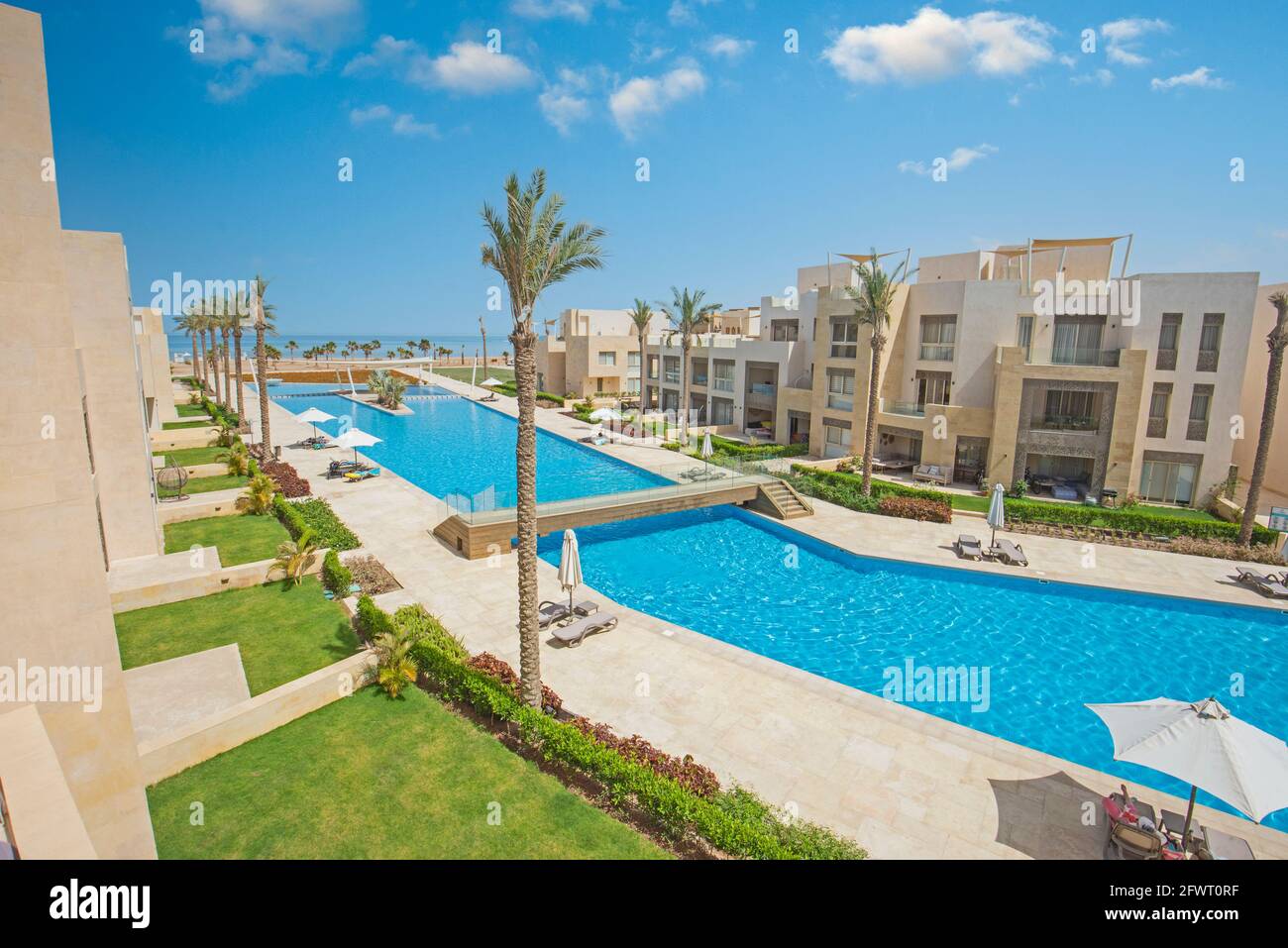 Luxury resort pool above hi-res stock photography and images - Alamy