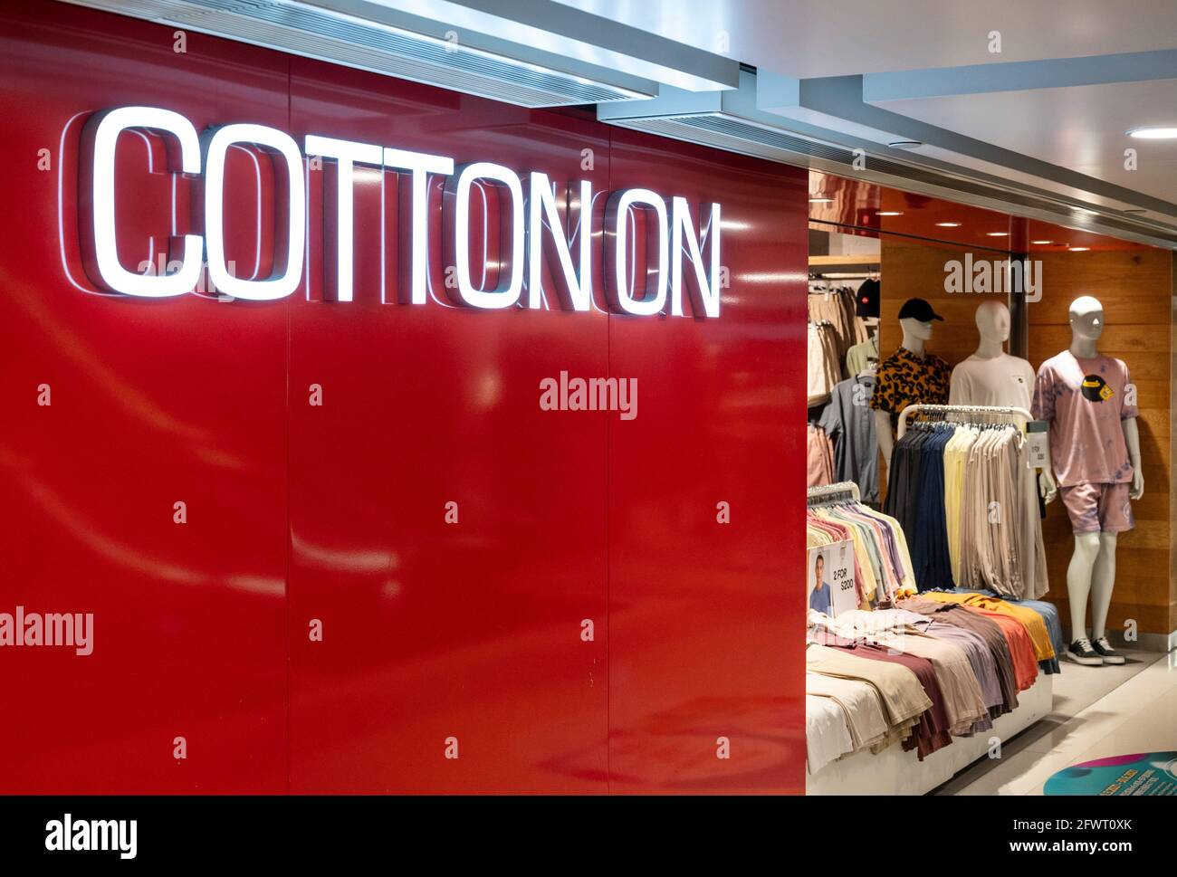 Australia's largest clothing retailer Cotton On store seen in Hong Kong ...