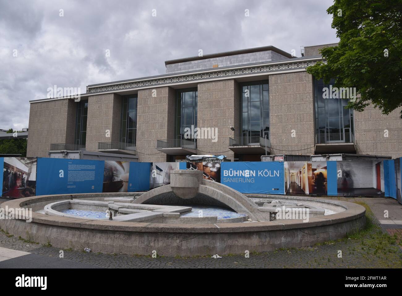 Cologne, Germany. 23rd May, 2021. Construction site Bühnen der Stadt ...