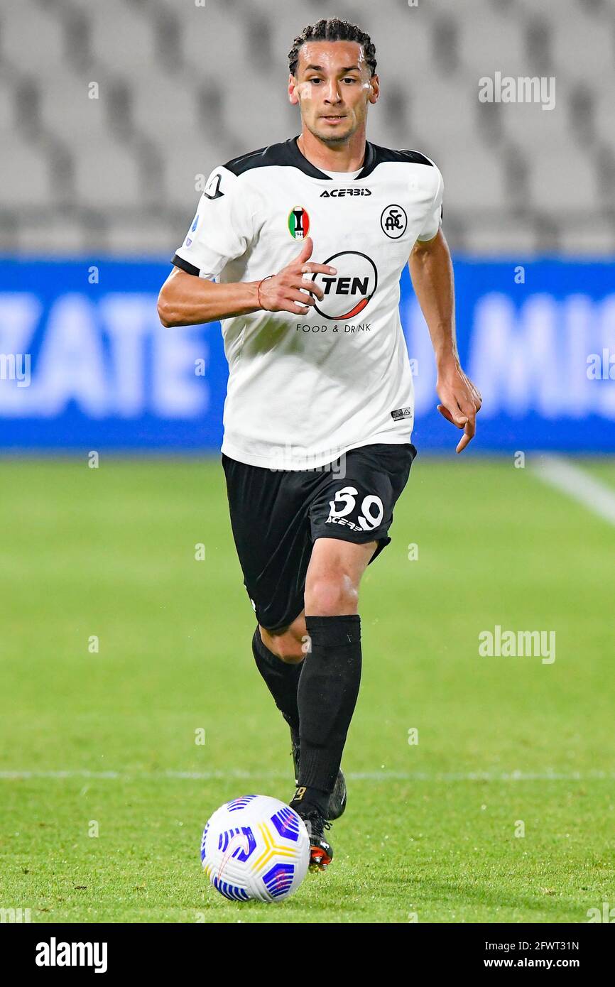 La Spezia, Italy, 23 May, 2021 Luca Vignali of Spezia Calcio at the ...