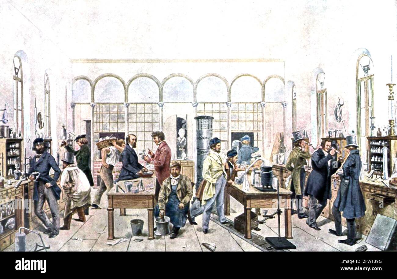 Chemistry laboratory, 19th century hi-res stock photography and images ...