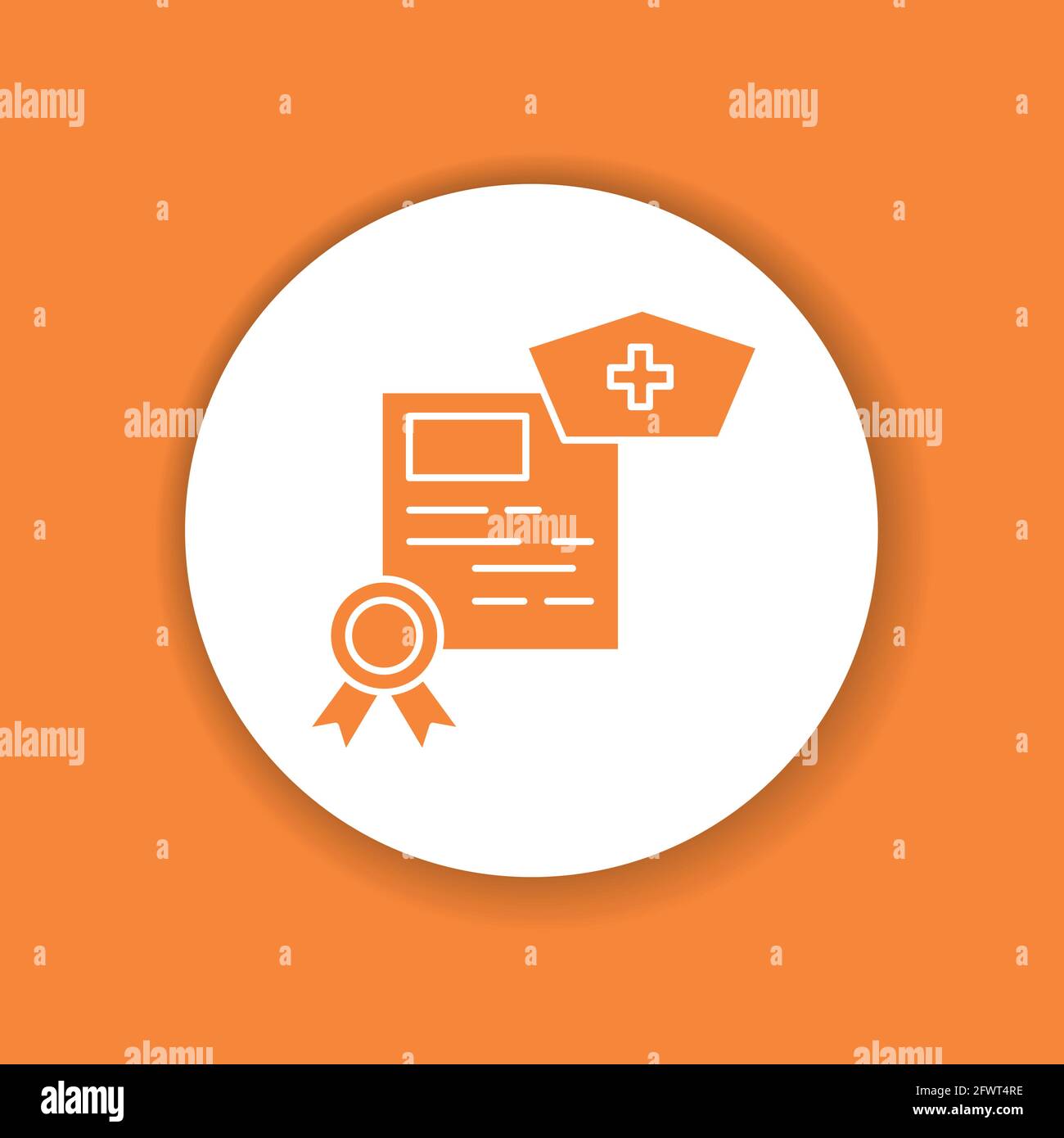 Medical courses color glyph icon. Health care. Medical education ...