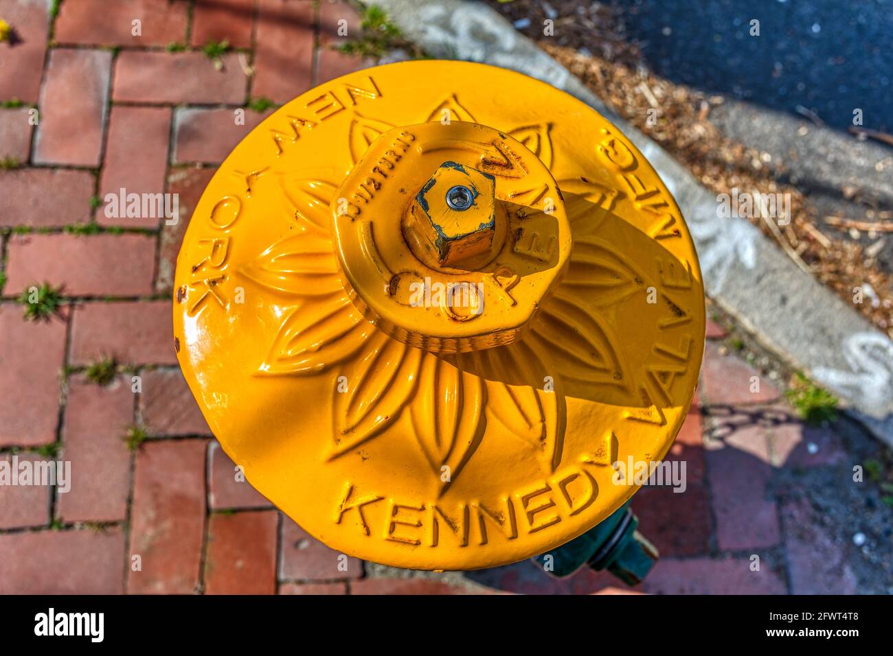 Fire hydrant cap Stock Photo - Alamy