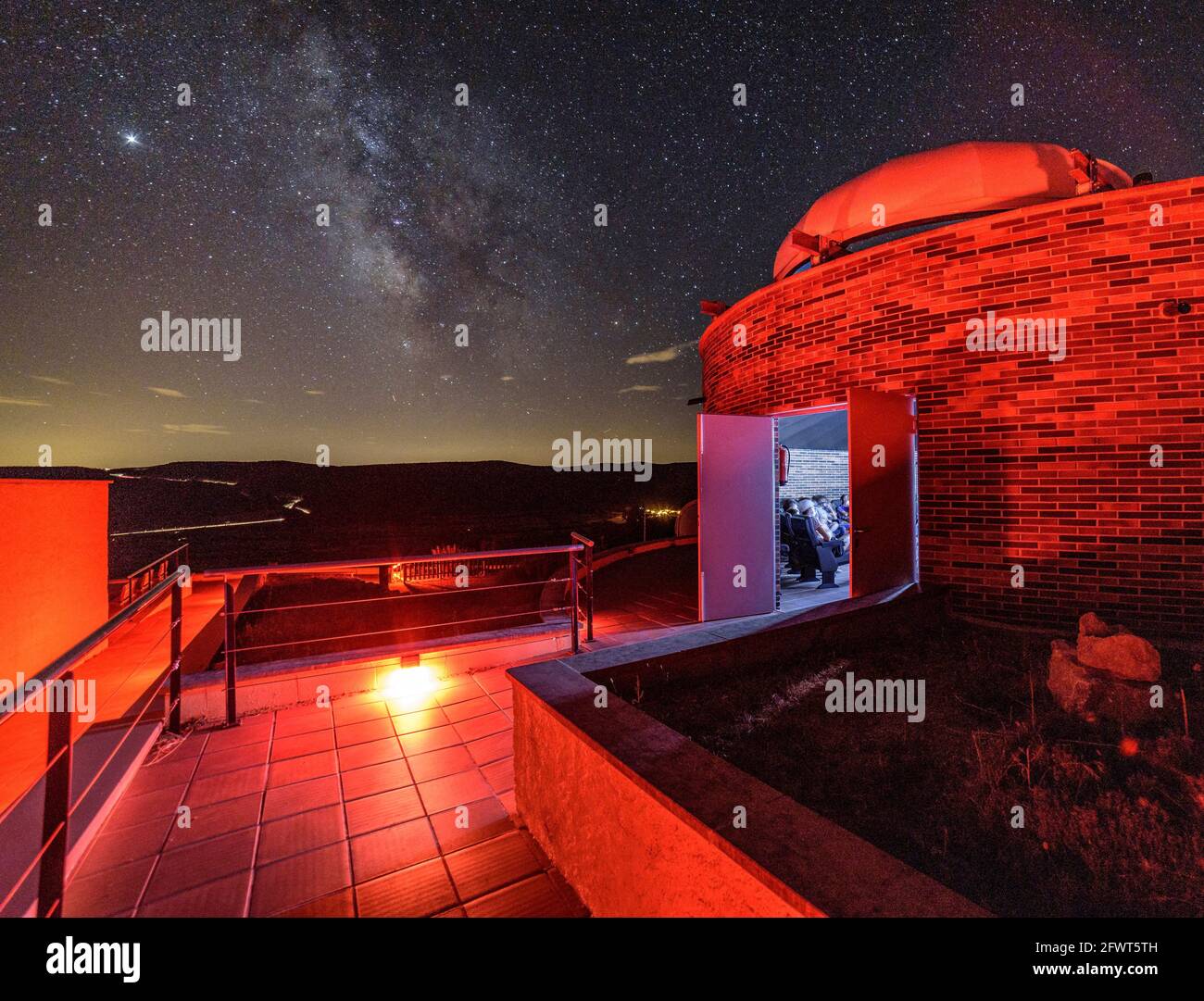 'Assumpció Català' telescope room at the Parc Astronòmic del Montsec ...