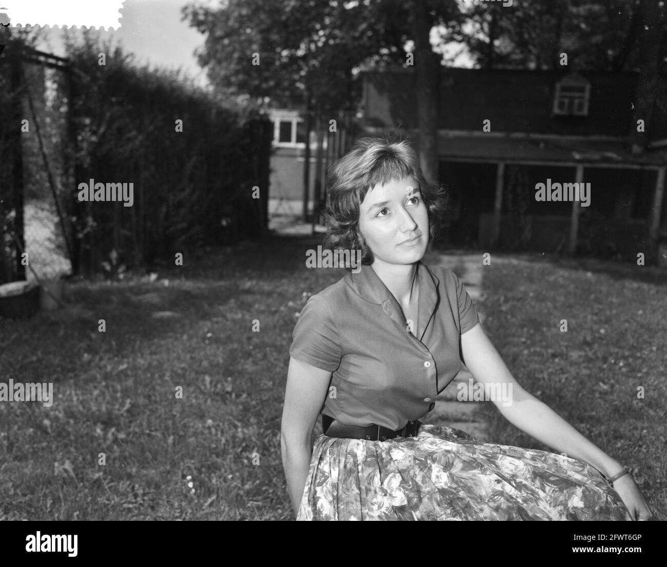 Alice Berger makes debut as TV announcer, August 13, 1959, announcers ...