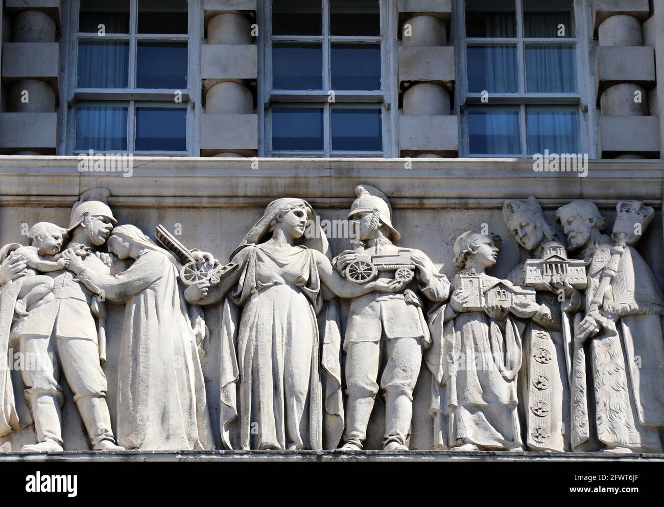 Architectural detail of the Aloft Liverpool Hotel building which was ...