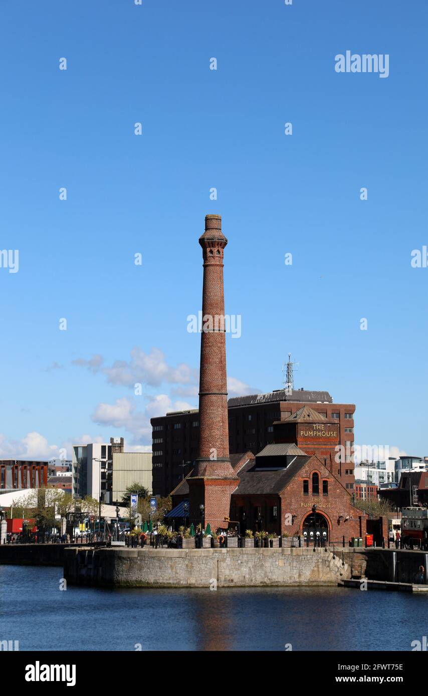 The Pump House pub and restaurant at Royal Albert Dock in Liverpool ...