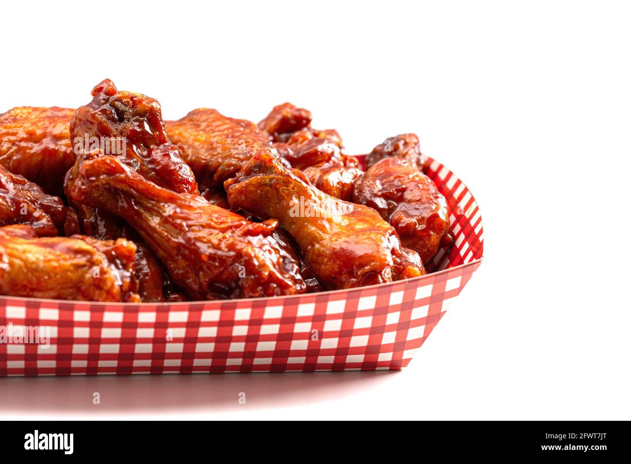 Barbecue Traditional Chicken Wings with Bone In Stock Photo - Alamy