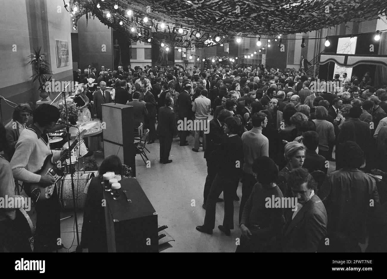 New Year's Reception NOS, Hilversum; overview, January 4, 1971, New ...