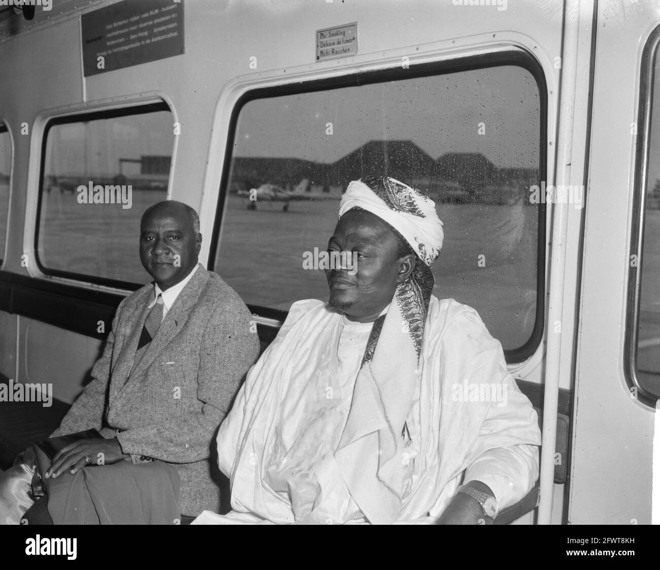 Nigerian Minister of Health Aman Galadina Pateg at Schiphol Airport ...