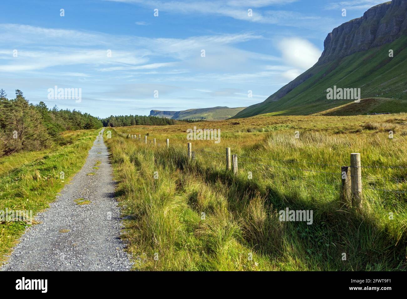 Benbulben or Ben Bulben loop walk in County Sligo, Ireland Stock Photo ...