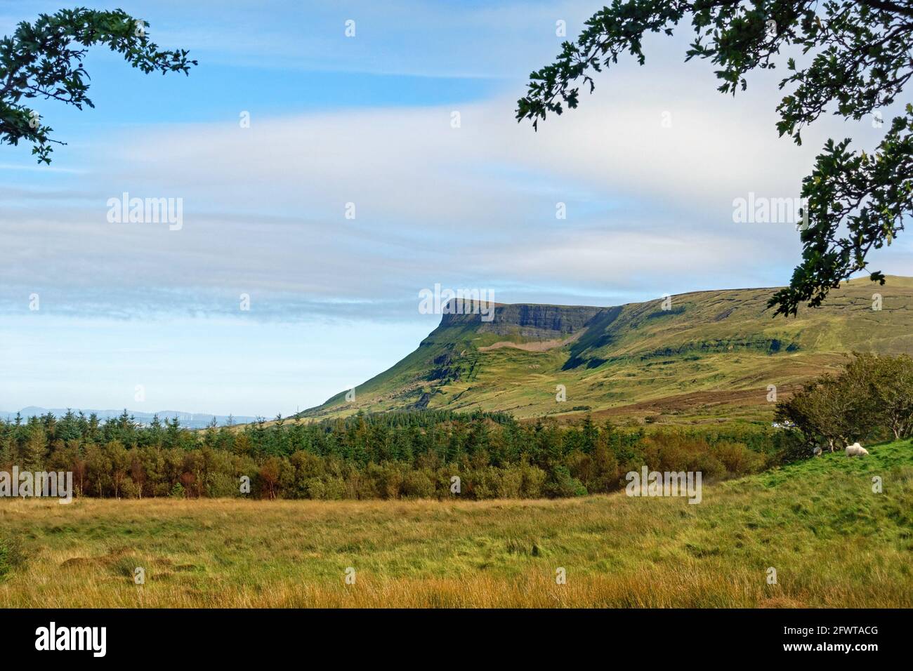 Benbulben or Ben Bulben loop walk in County Sligo, Ireland Stock Photo ...