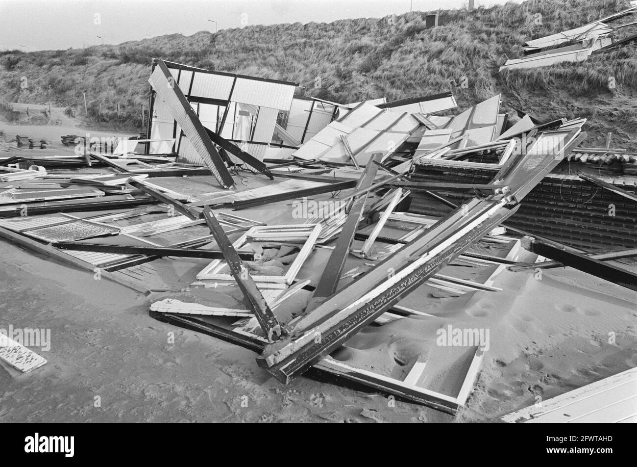 Storm damage beach netherlands hi-res stock photography and images - Alamy