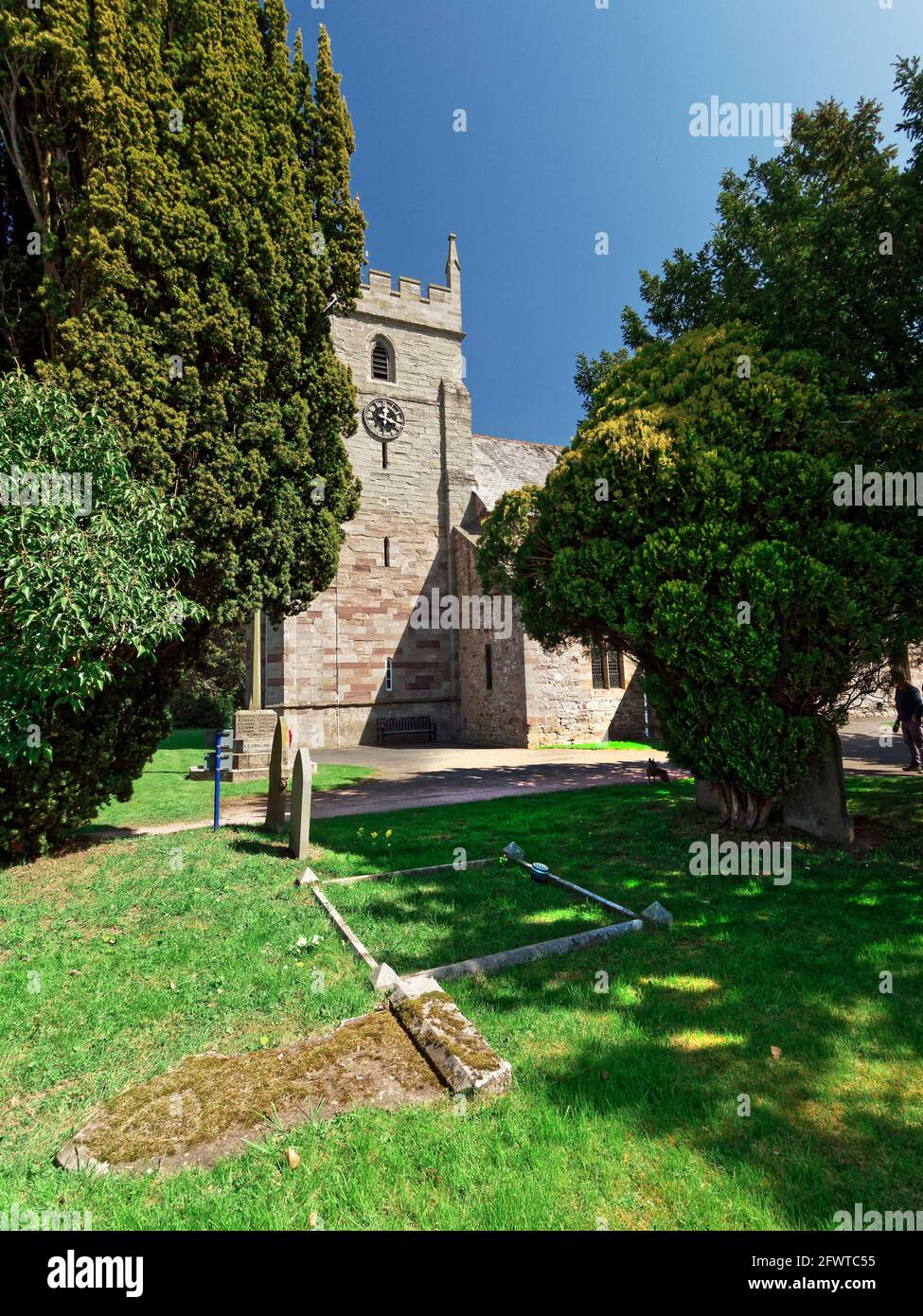 Burghill church dates from the 12th century though evidence exists of ...