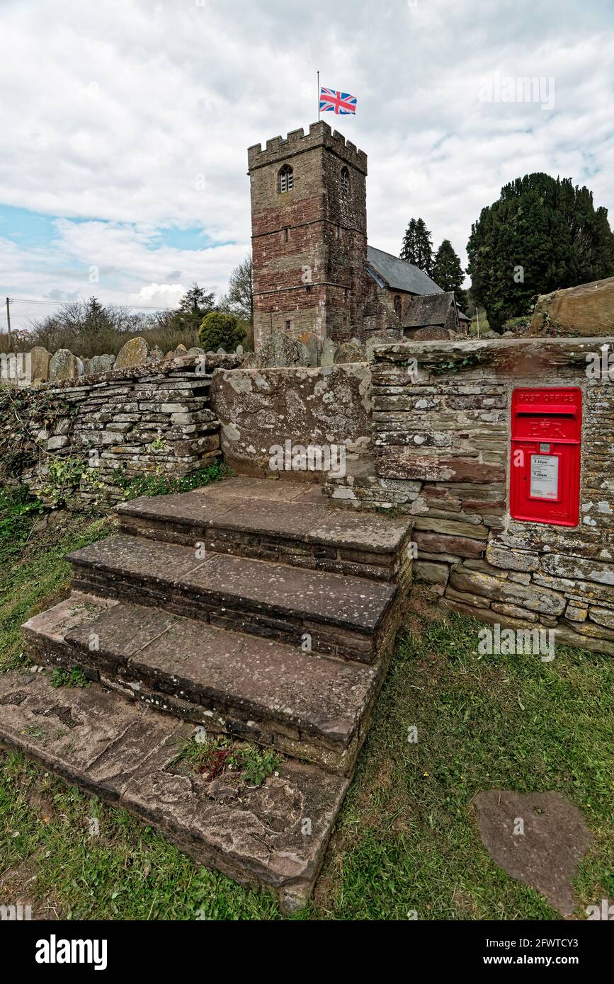 Clodock church, dedicated to St Clydawg, King of Ewias, who was ...