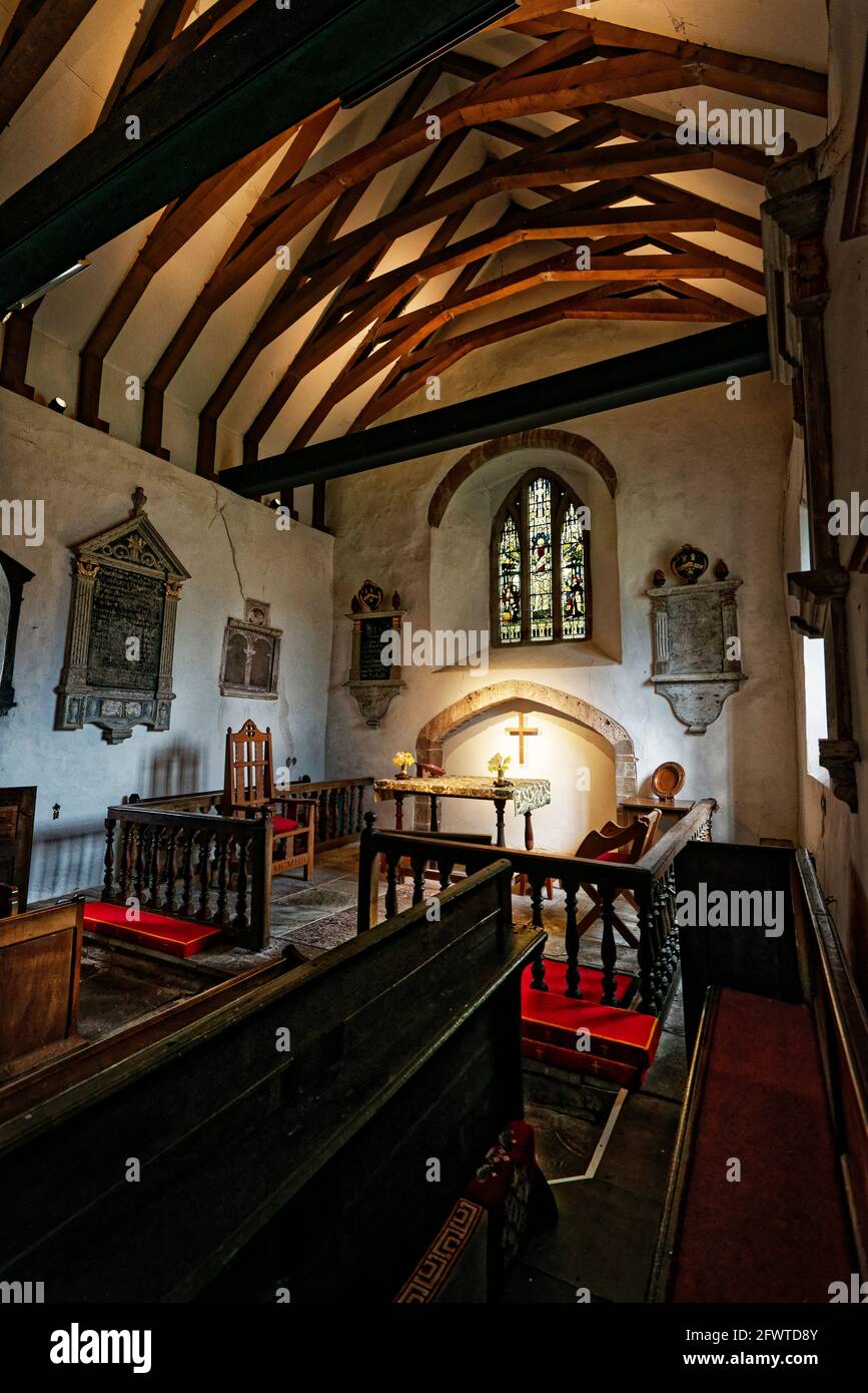Clodock church, dedicated to St Clydawg, King of Ewias, who was ...