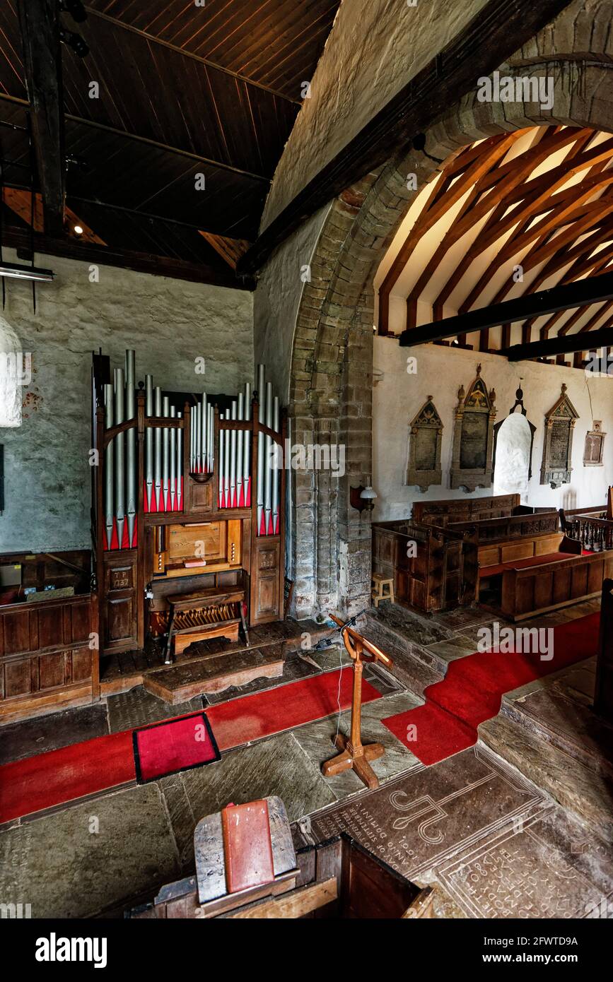 Clodock church, dedicated to St Clydawg, King of Ewias, who was ...