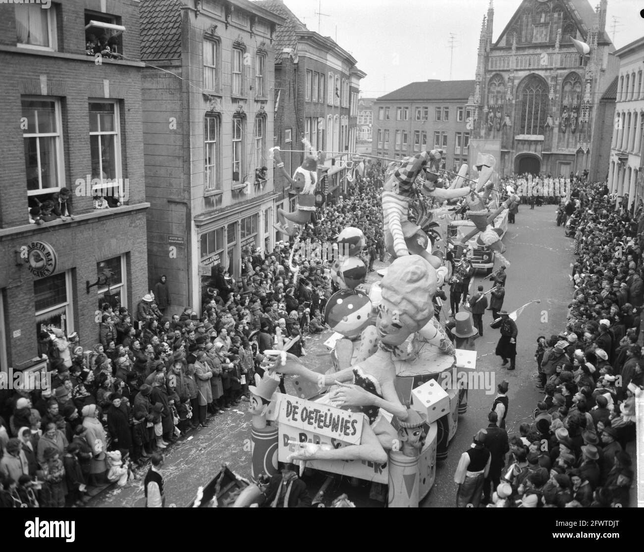 Oeteldonk celebrates carnival, during parade, 10 February 1964 ...