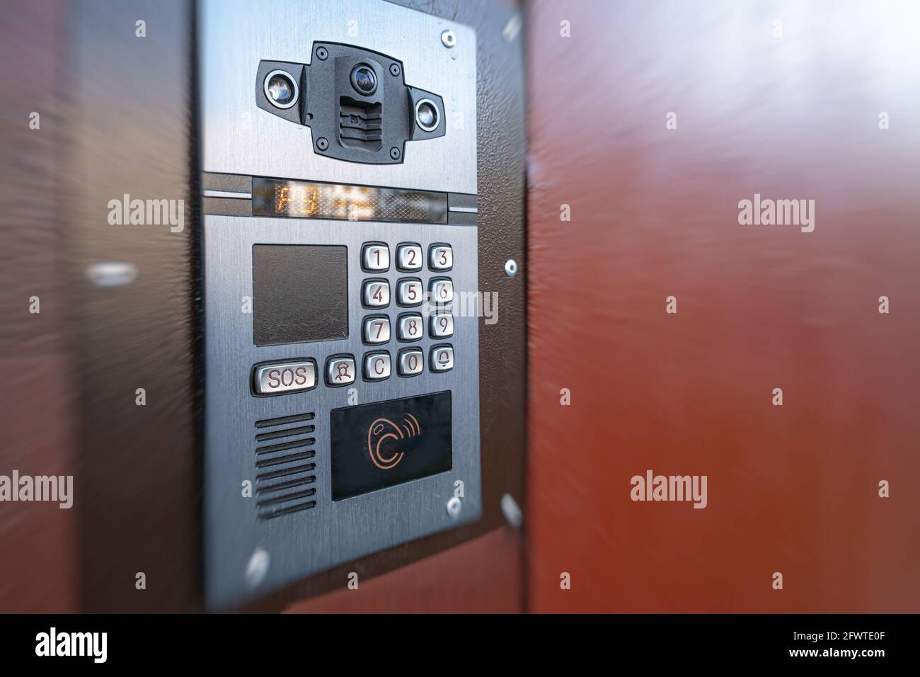 Digital intercom with the ability to record incoming calls to the house ...