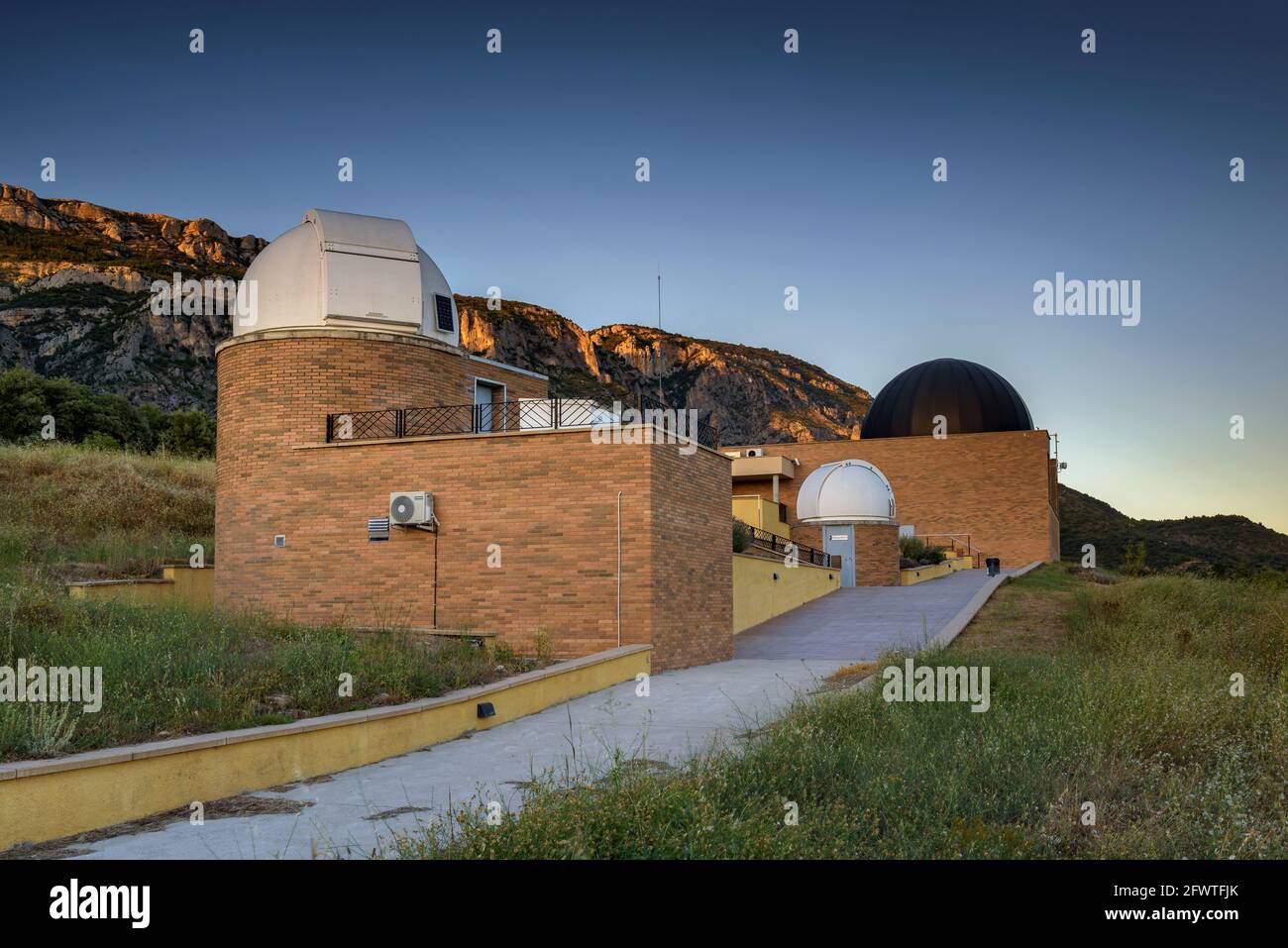 Outside view of Parc Astronòmic del Montsec (La Noguera, Catalonia ...