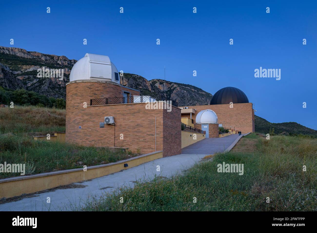 Outside view of Parc Astronòmic del Montsec (La Noguera, Catalonia ...