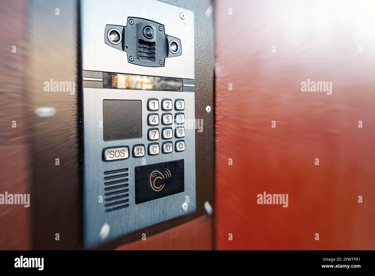 Digital intercom with the ability to record incoming calls to the house ...