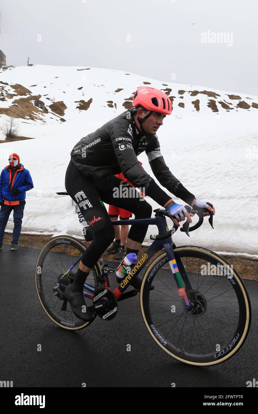 Giau Pass, Italy. 24th May, 2021. Giro d'Italia, Tour of Italy, route ...