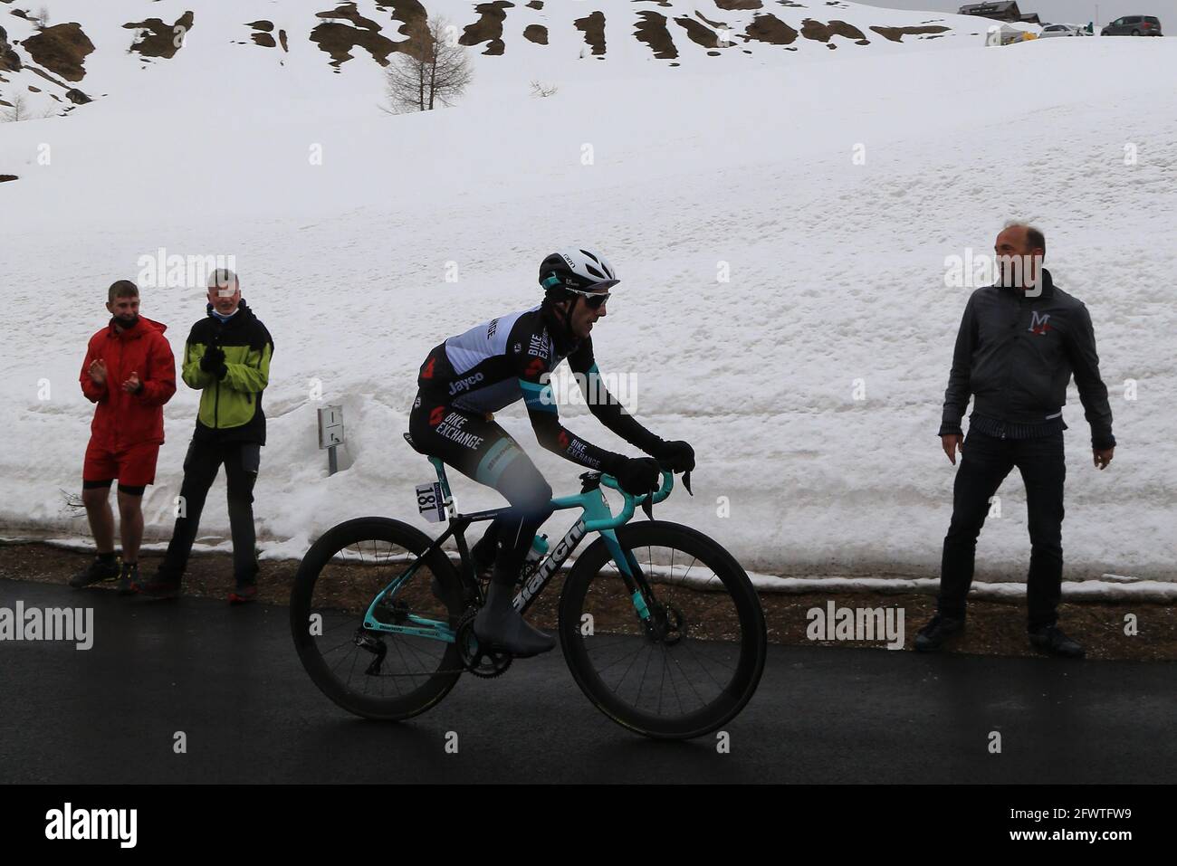 Giau Pass, Italy. 24th May, 2021. Giro d'Italia, Tour of Italy, route ...