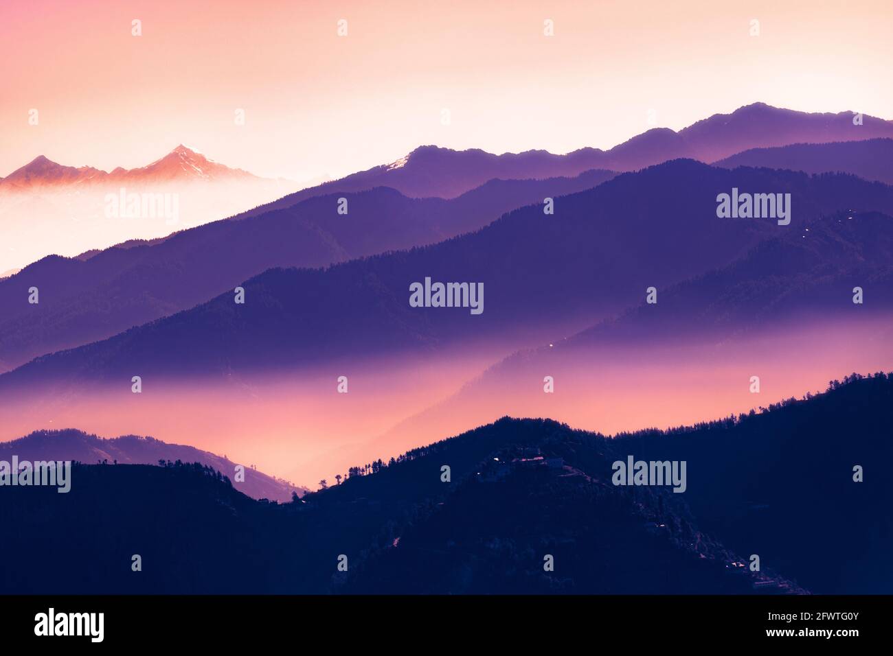 The highest mountain range of India, Himalaya literally translates to ...