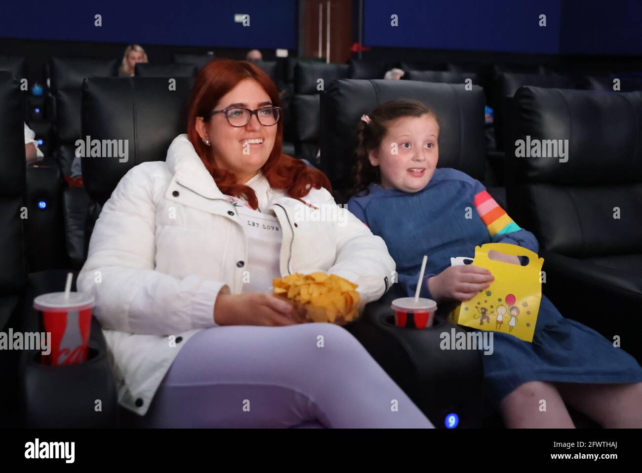 Lisa Canavan and daughter Jessica at the Movie House Cinema in Belfast ...