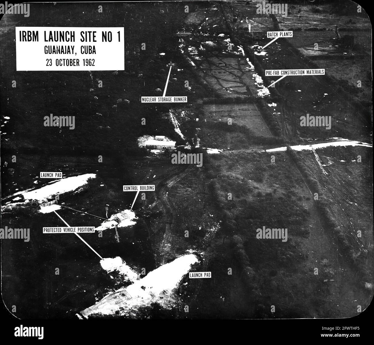 23 October 1962 United States aerial surveillance of Guanajay, Cuba ...