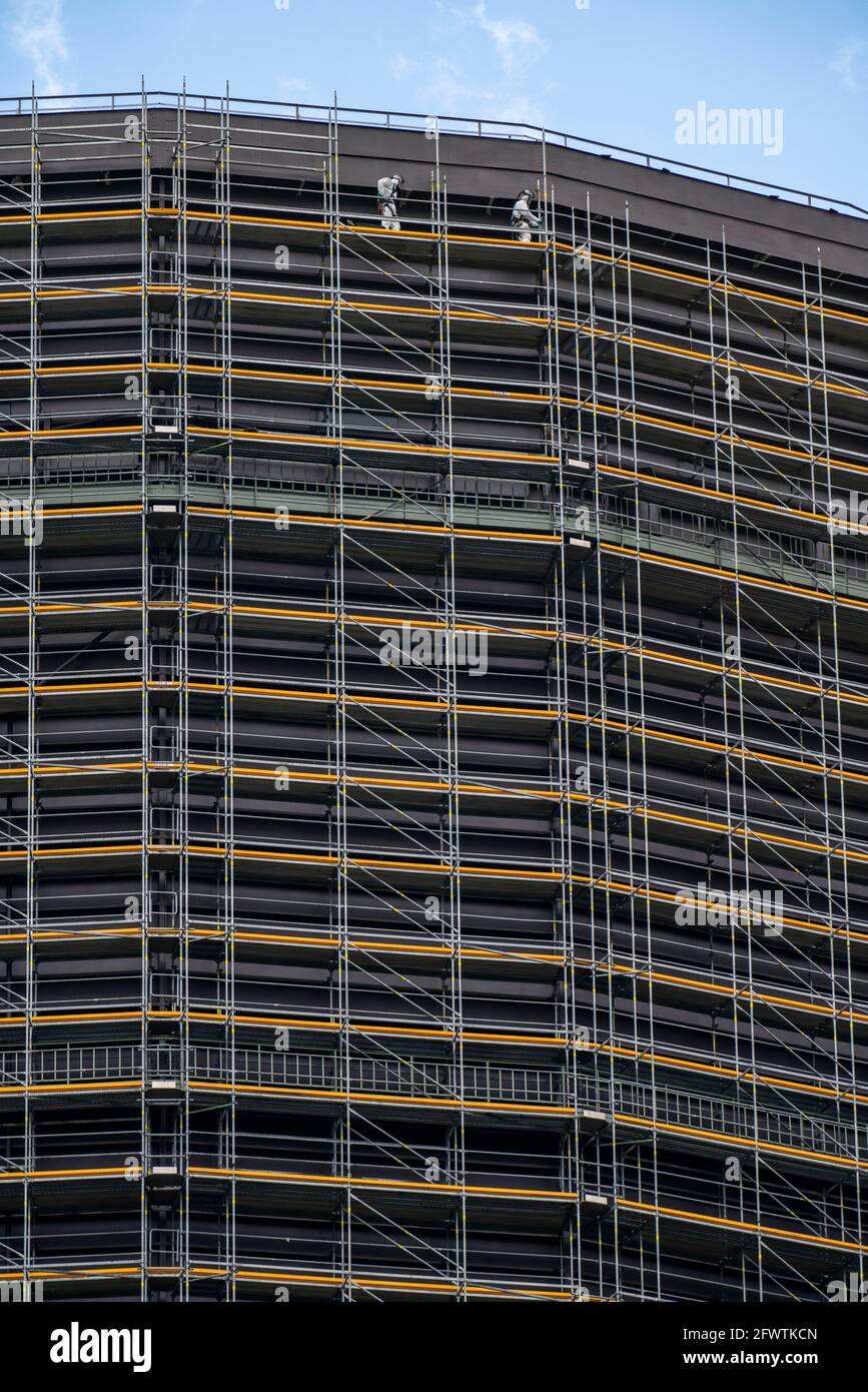 Renovation of the Oberhausen Gasometer, corrosion protection work ...