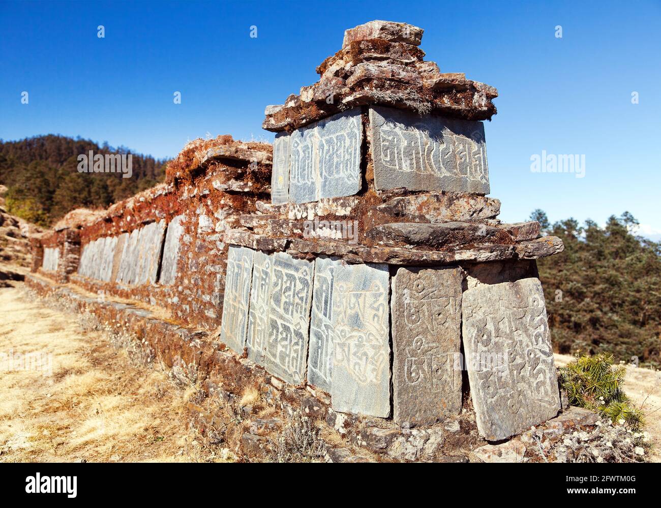 Buddhist chorten ancient mani hi-res stock photography and images - Alamy