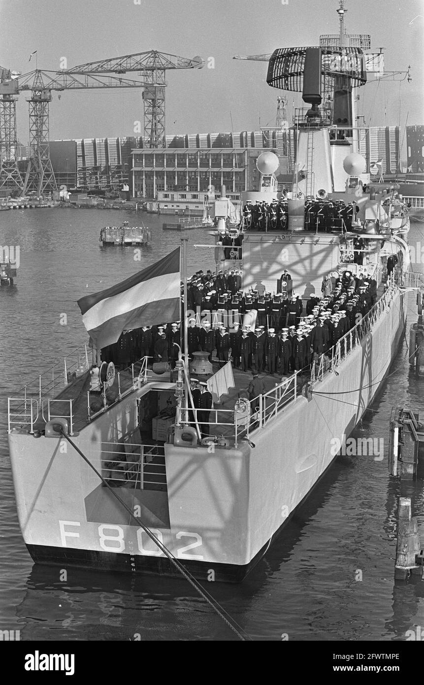 Submarine attack frigate Van Speijk commissioned at NDSM shipyard ...