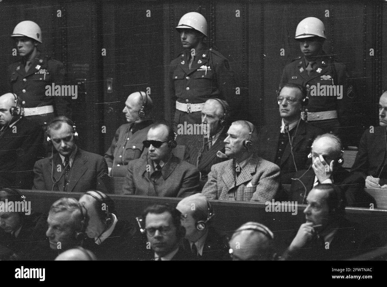 Nuremberg trials 1945 hi-res stock photography and images - Alamy
