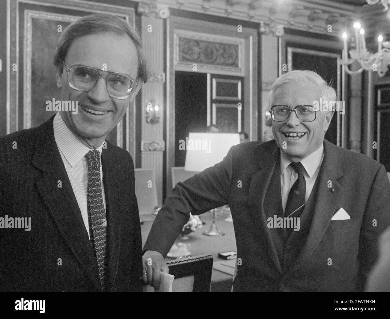 Onno Ruding and Job Drijber (1987 Stock Photo - Alamy