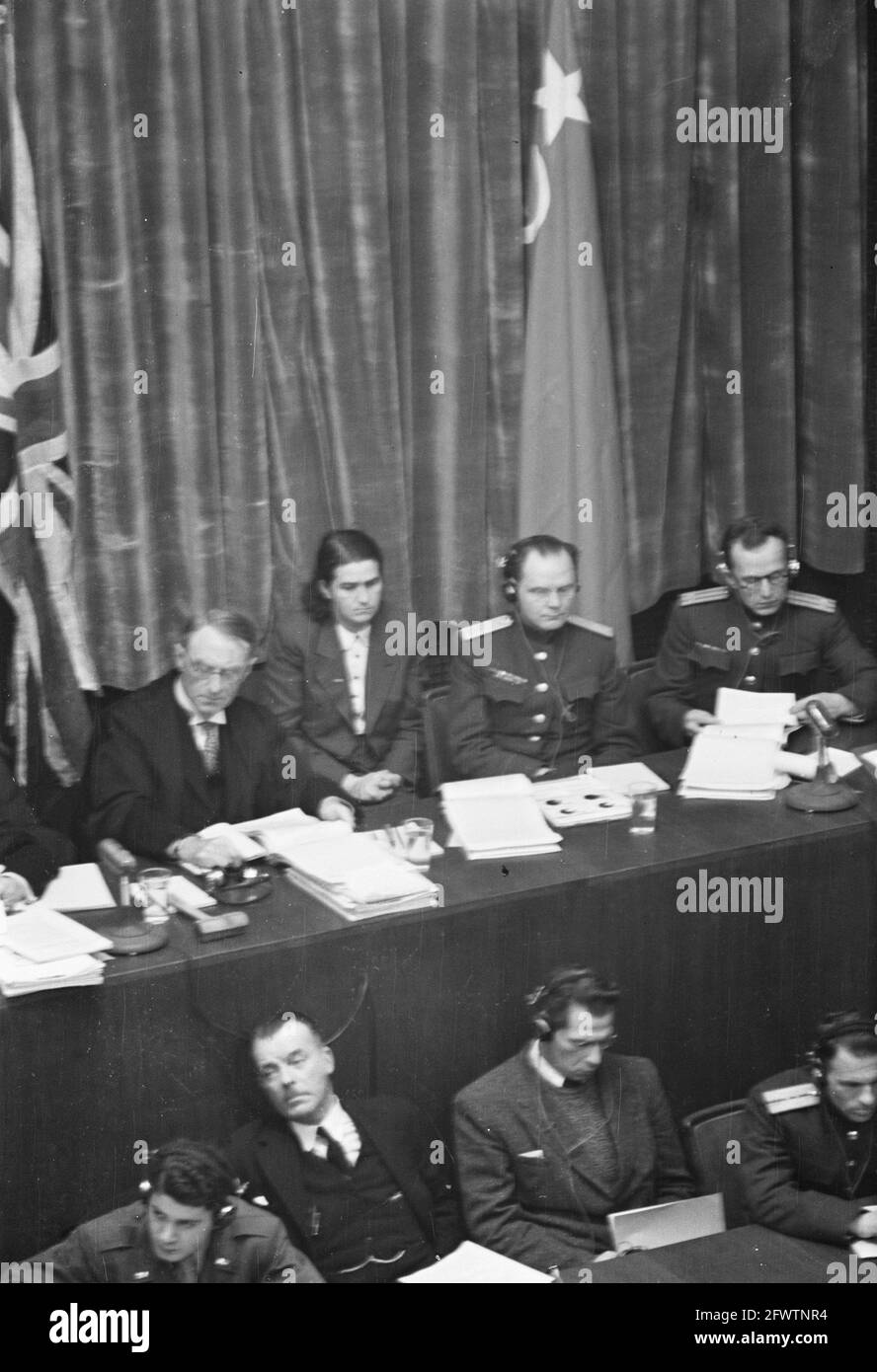 Nuremberg Trial, December 4, 1945, war criminals, trials, justice ...