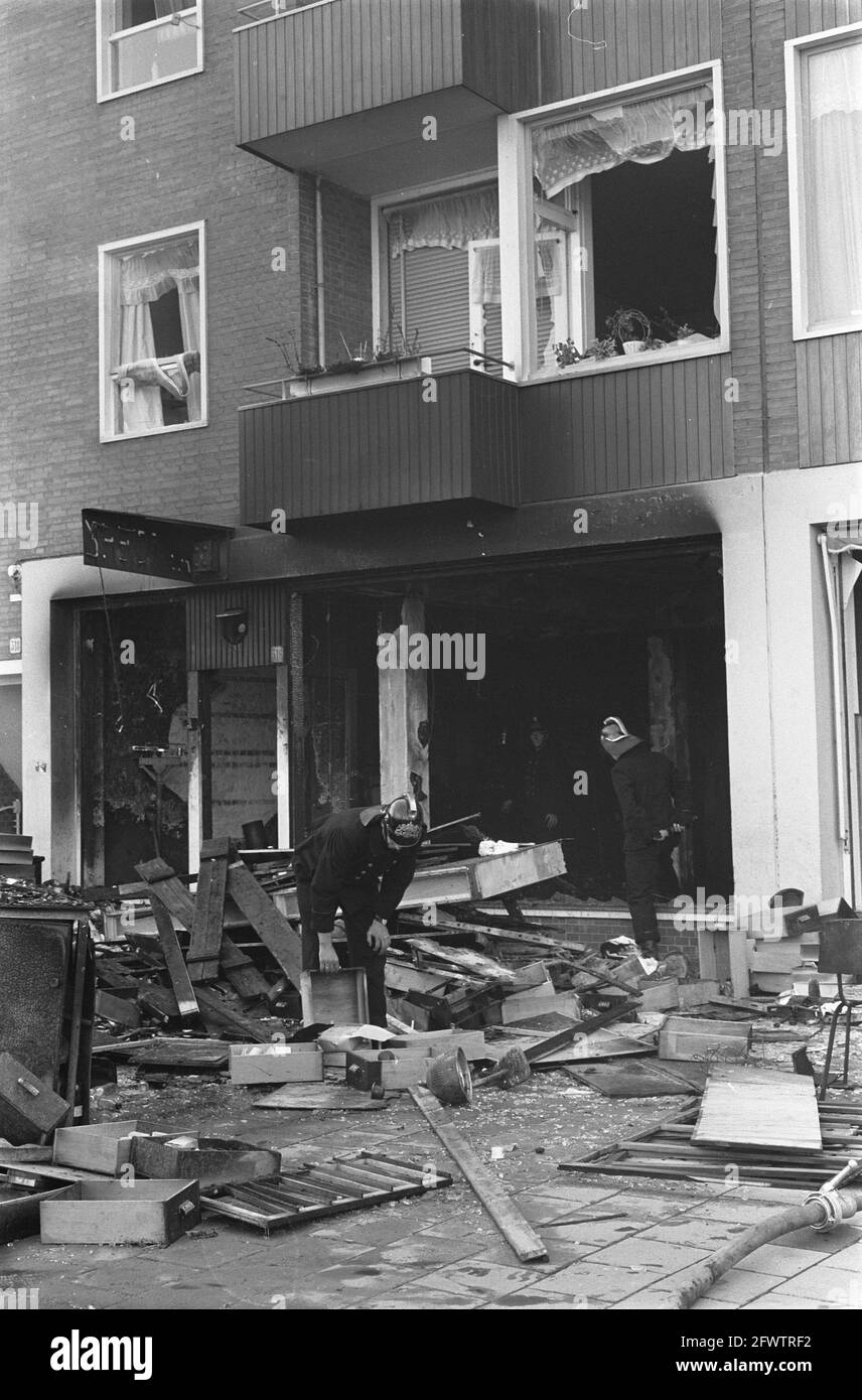 Explosion at the Johan Huizingalaan in Amsterdam-West, September 9 ...