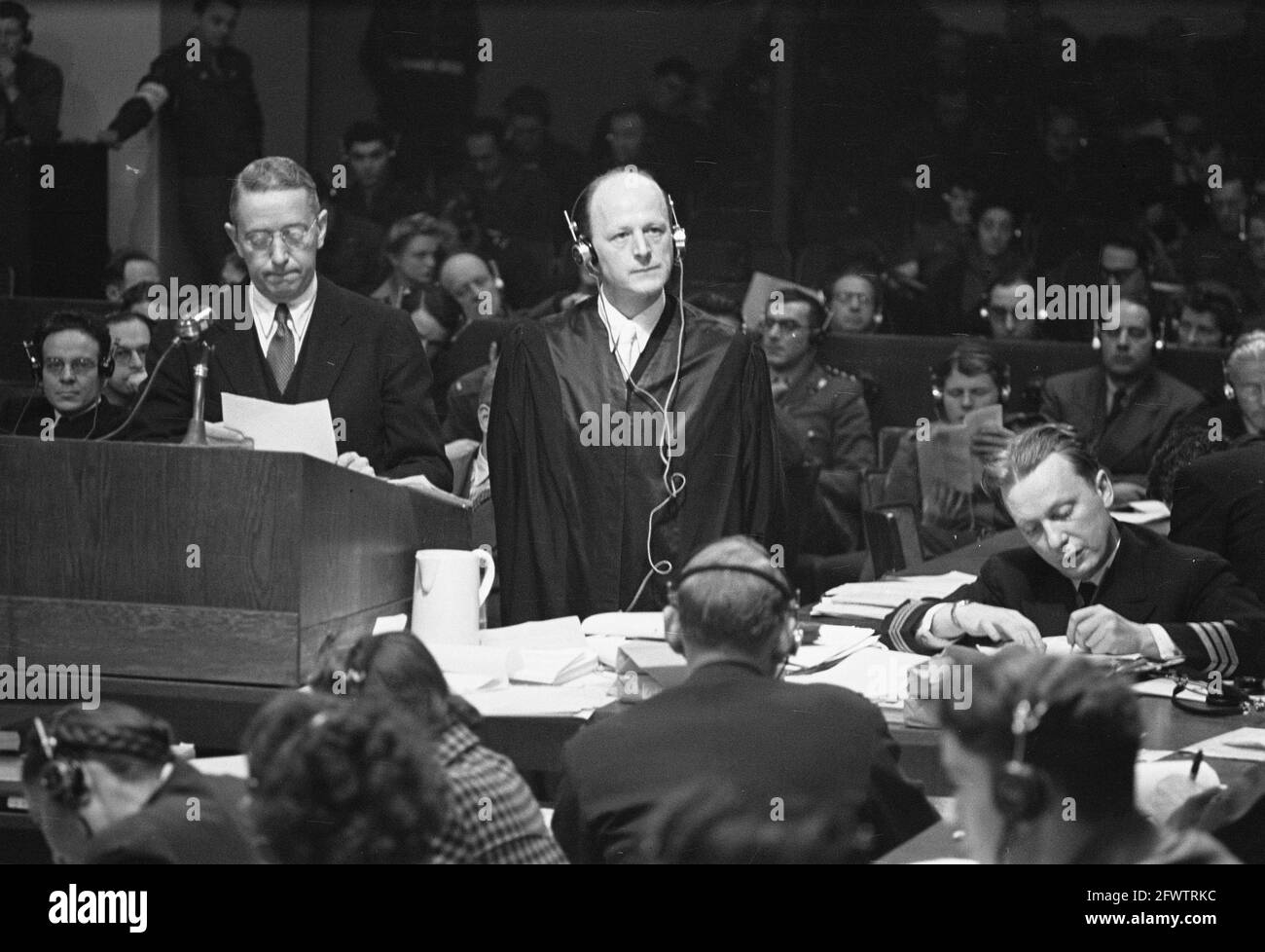 Nuremberg trials 1945 hi-res stock photography and images - Alamy