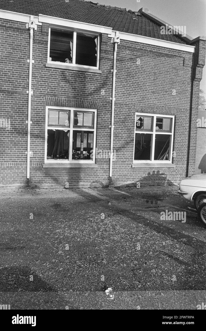 Explosion in gunpowder factory at Muiden, December 8, 1972, explosions ...