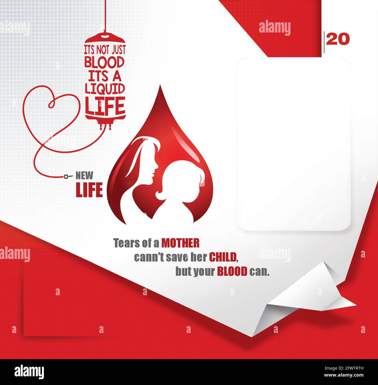 Save Blood Concept Layout Design, Blood Donation Concept Stock Photo ...